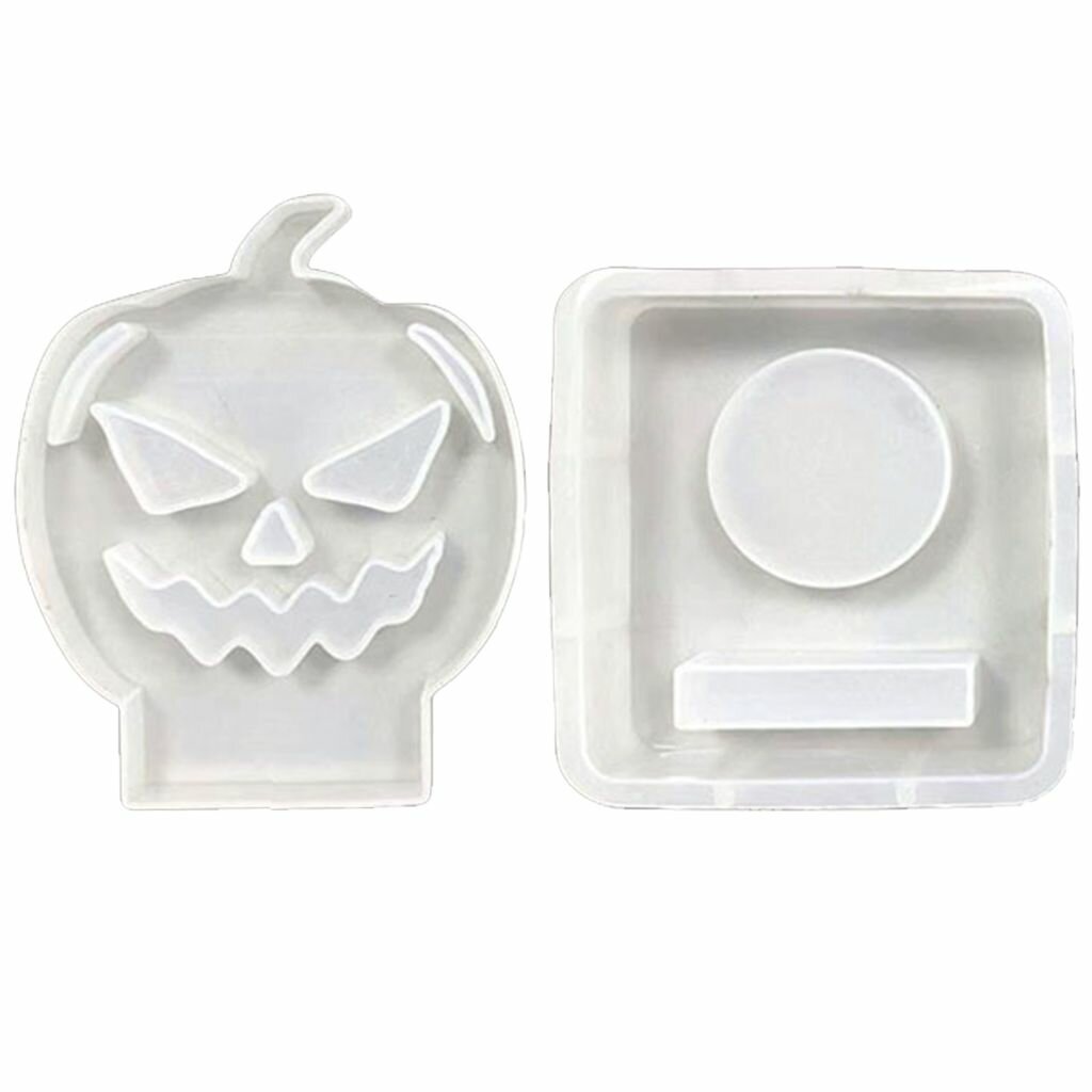 Набор из 2 частей, форма для подсвечника на Хэллоуин в стиле А