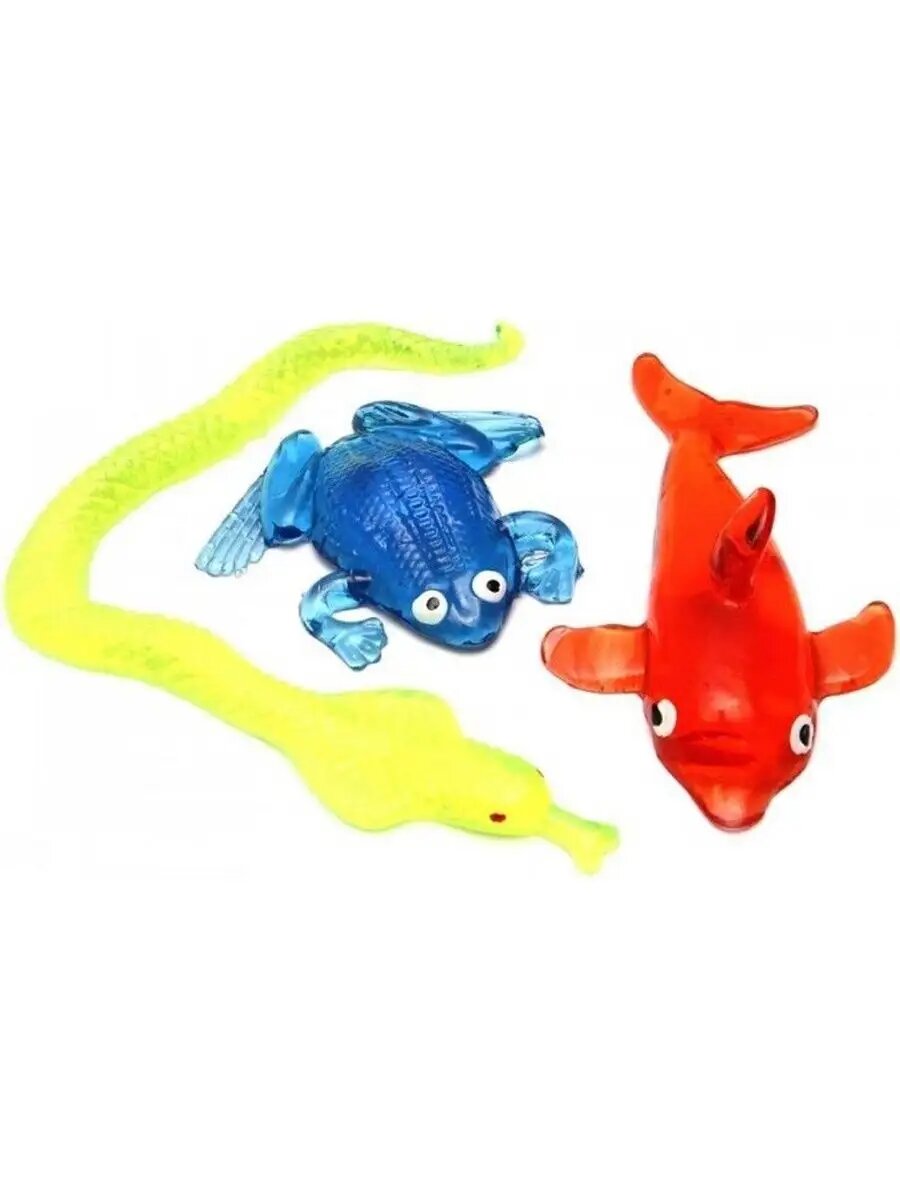 Набор лизунов СмеХторг "Прилипалы", антистресс, полимер, 3шт