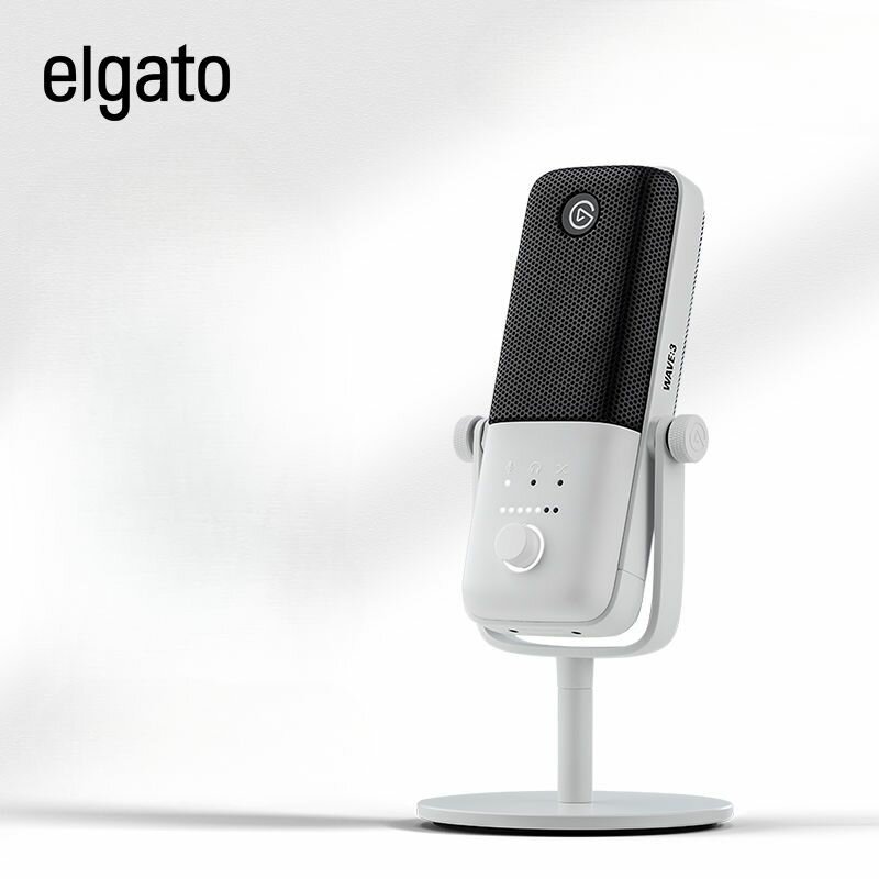 Домашний беспроводной компьютерный микрофон Elgato Wave3 USB