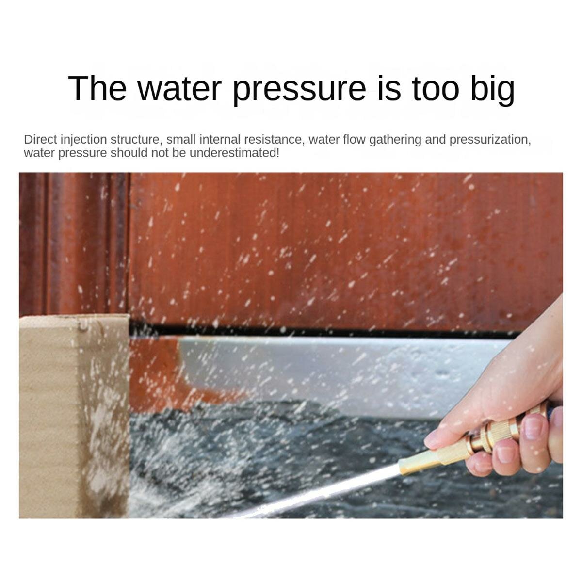 Быстроразъемное соединение для садового шланга - 1 комплект насадок для распыления молока (без трубки) - медного цвета