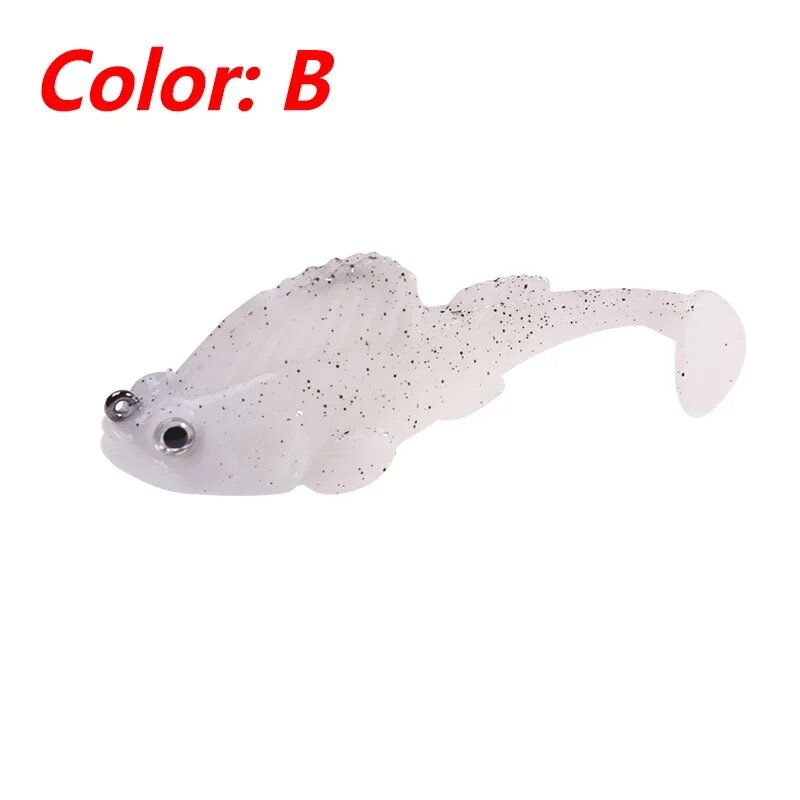 Силиконовый джиг-воблер Белый 12g (Color: B)