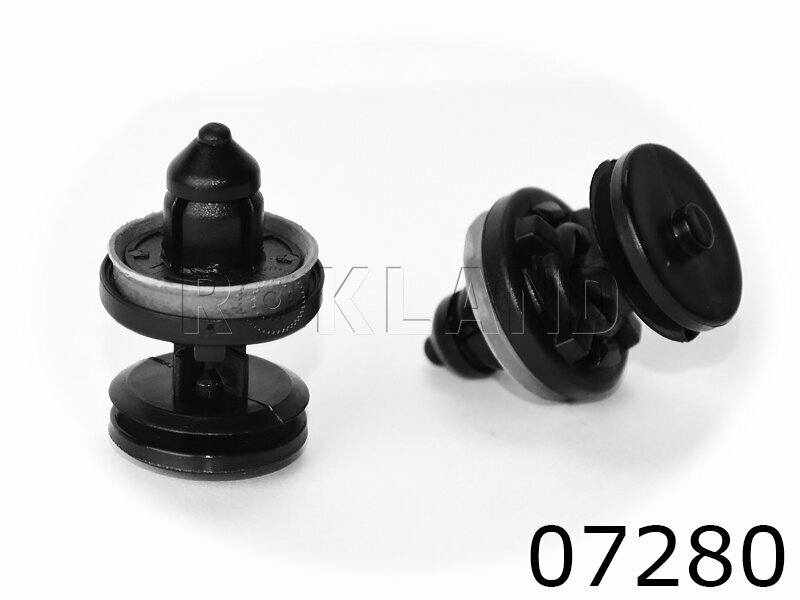 5шт - 07280 клипса автомобильная FORD ROKLAND