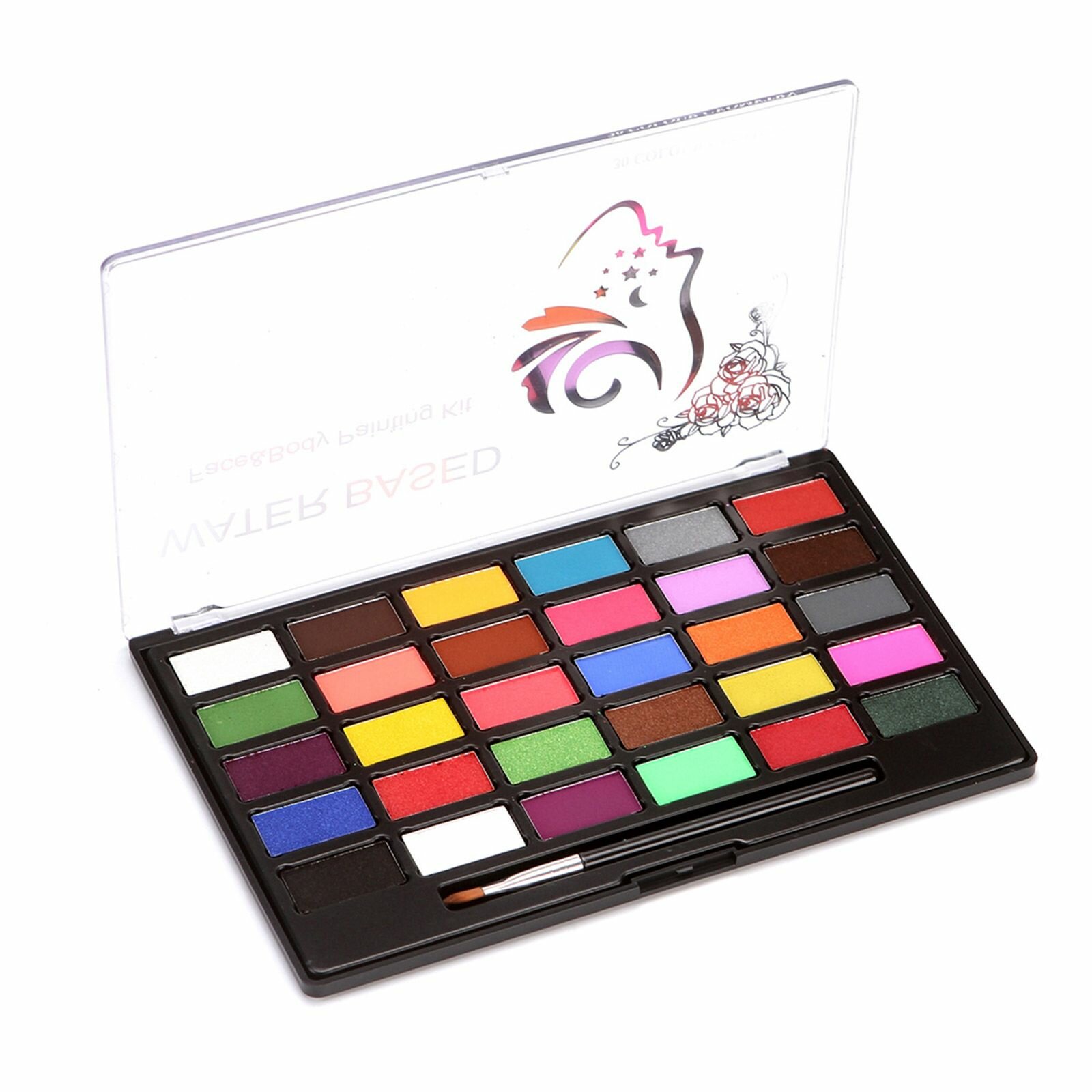 30-цветные водорастворимые пигменты для рисования тела