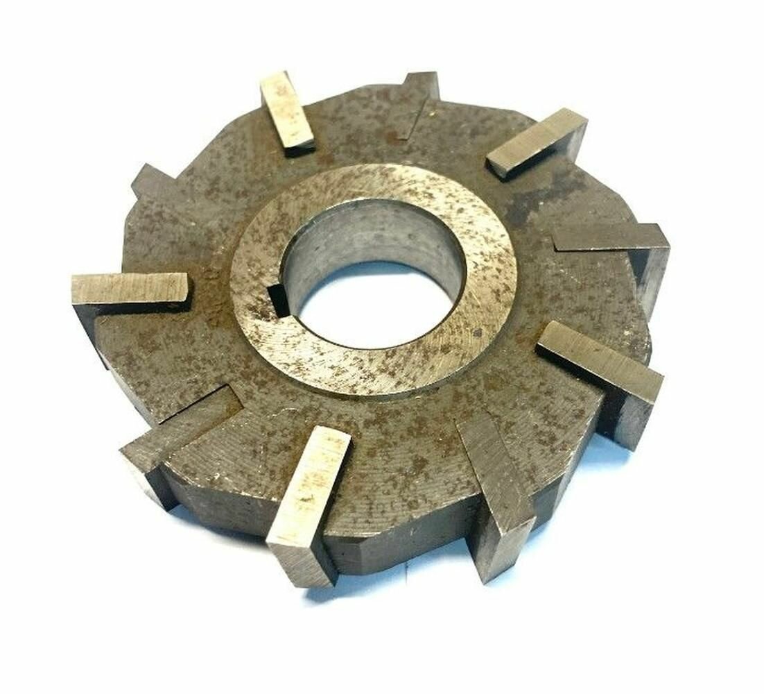 Фреза трехсторонняя 100х14х27 Z=12 со вставными рифлеными ножами Р6М5 2241-0160