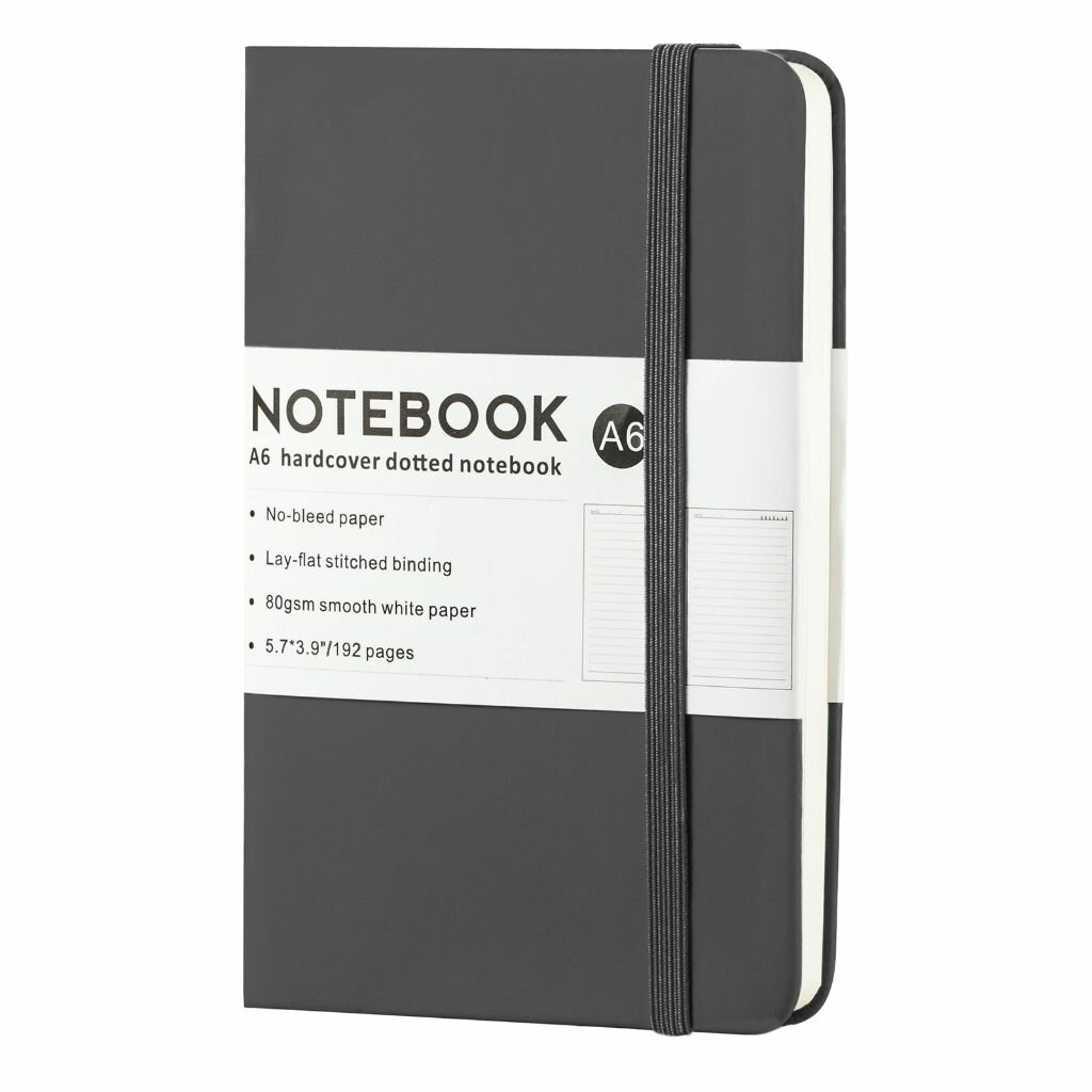 Business Notebook Pu кожаный журнал Elastic Brap Lebbor лента.
