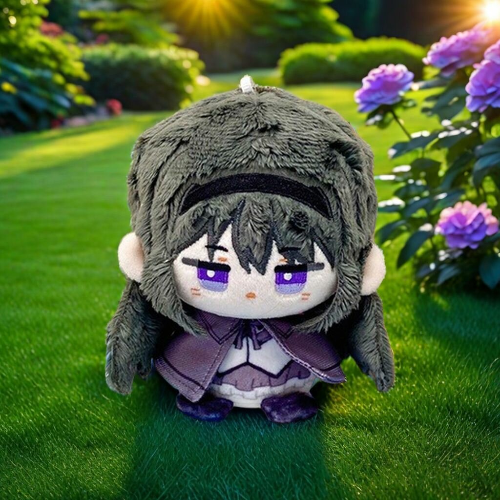 Аниме Мягкие Игрушки Девочка-волшебница Мадока Хомура Акэми / Puella Magi Madoka Magica Homura Akemi , Плюшевая Куклаигрушка 12СM