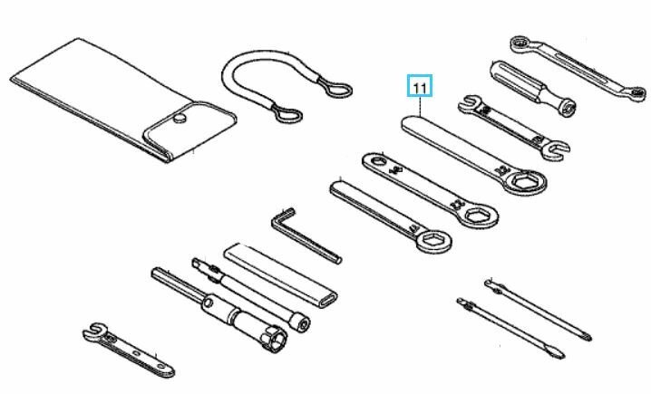 Гаечный ключ, накидной шестигранный, 27мм (Оригинал)