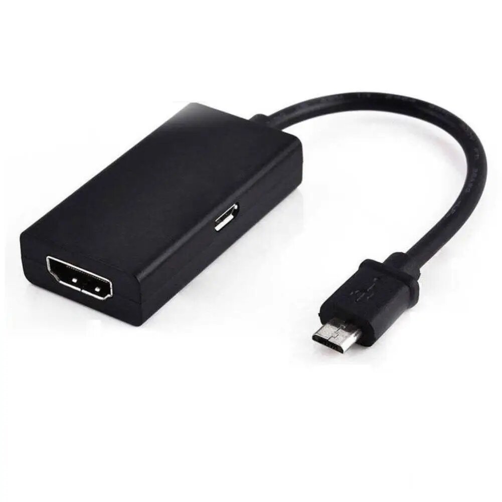 Универсальный адаптер MHL Micro USB к HDMI, совместимый с кабелем Micro USB 2.0 MHL к кабелю HD 1080P, мини-адаптер, конвертер для подключения