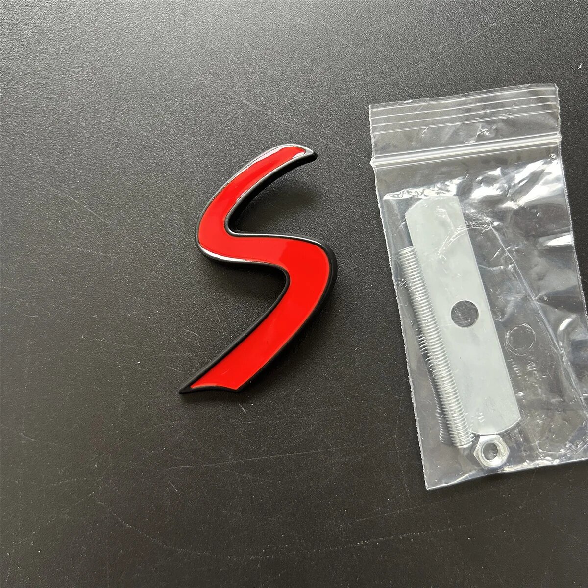 3D Металлический Mini Cooper S Передняя решетка Значок Эмблема Наклейка Наклейка для Mini black red