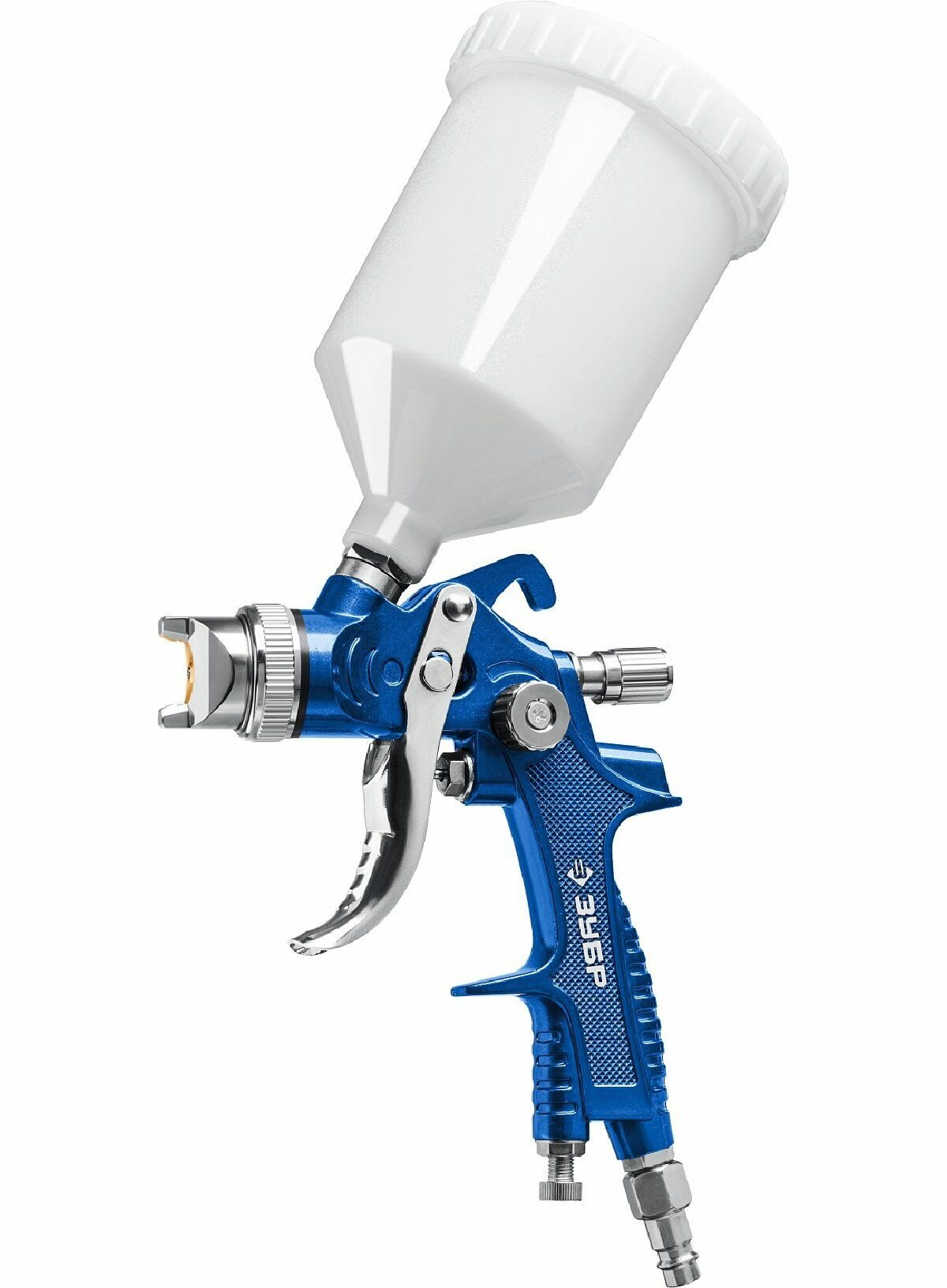 Краскопульт пневматический ЗУБР Профессионал PRO 600 HVLP c верхним бачком, 1.7мм (06563-1.7_z01)