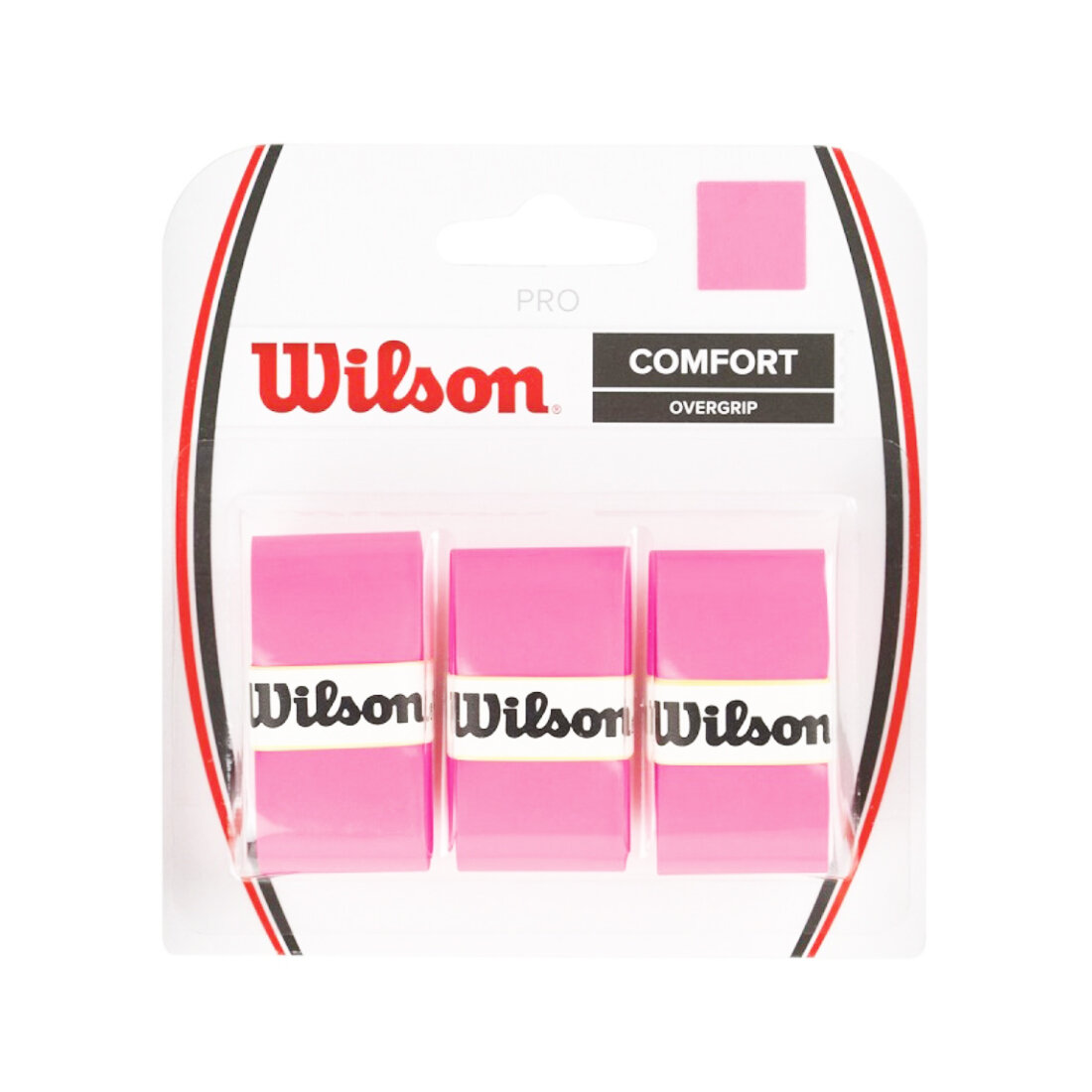 Обмотка для ручки Wilson Overgrip Pro Comfort x3, Pink полиуретан