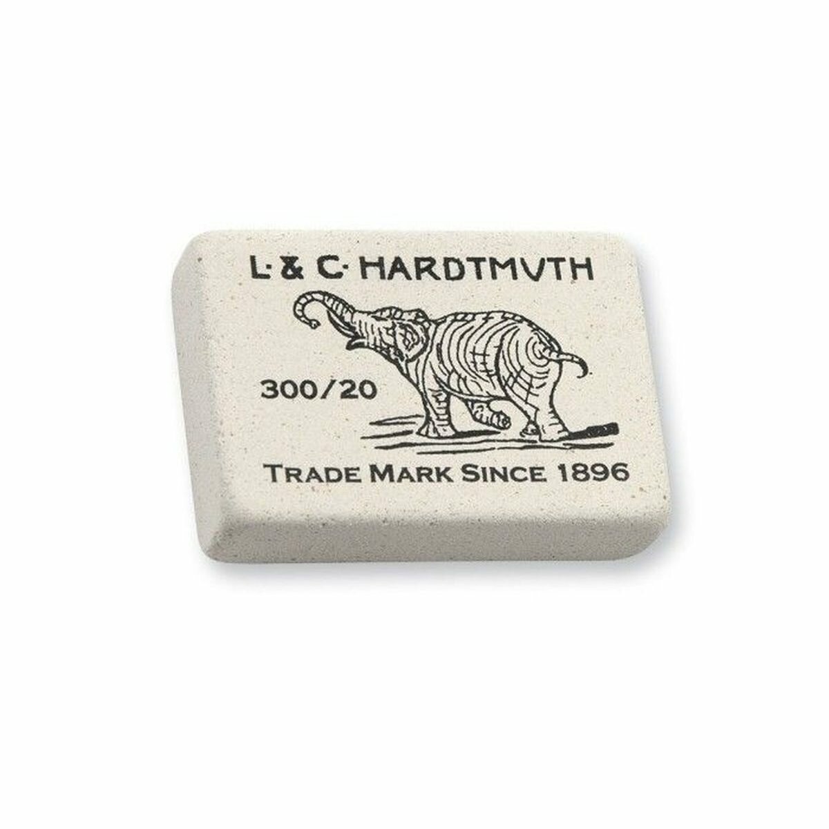 Ластик Koh-I-Noor Elephant 300/20 (прямоугольный, натуральный каучук, 45x32x12мм) (0300020024KDRU), 20шт.