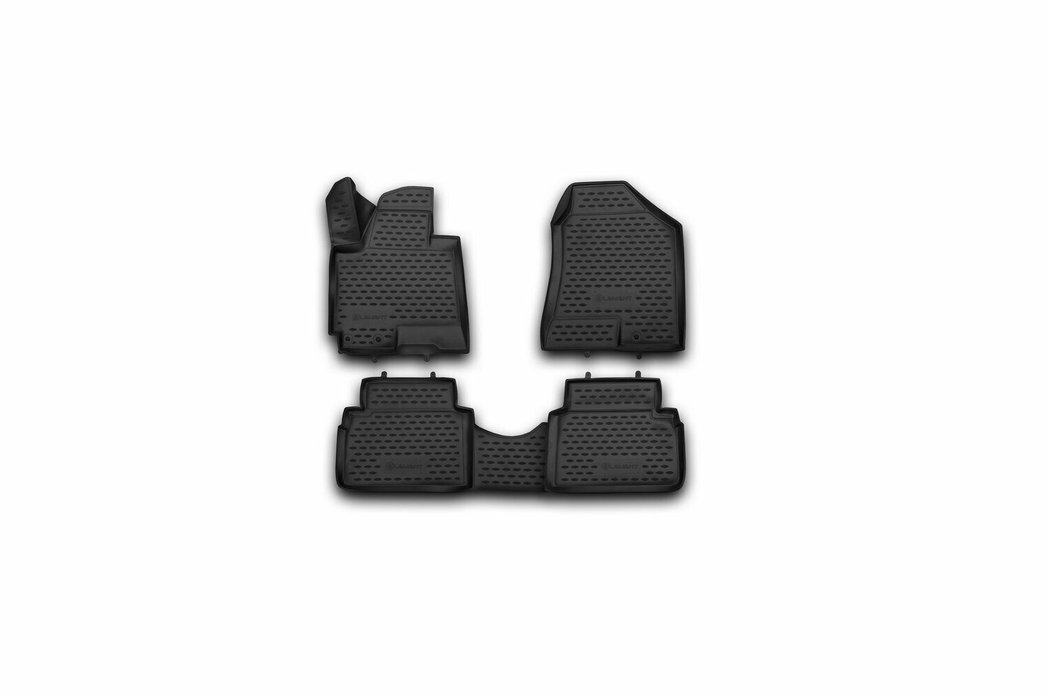 Коврики 3D в салон HYUNDAI ix35 2010-, 4 шт. (полиуретан) Element. NLC.3D.20.36.210K