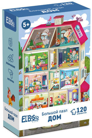 *Puz 120д. ElBasco БольшойПазл Дом [33*47см] (ET01-093)