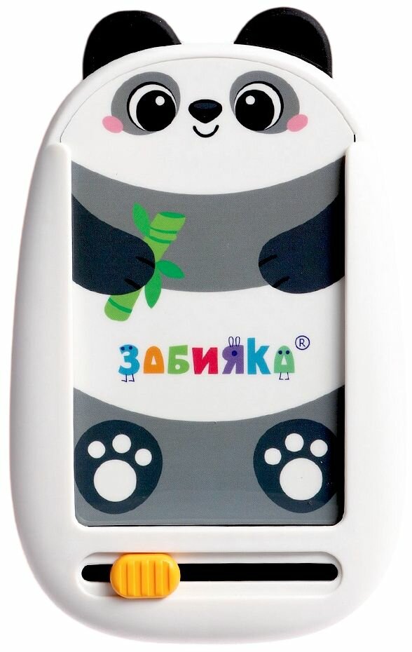 Интерактивный планшет с карточками "Панда", детская обучающая игра с русской озвучкой, учим цифры, буквы, цвета и геометрические фигуры, 60 двустронних карточек (120 заданий) для развития малышей