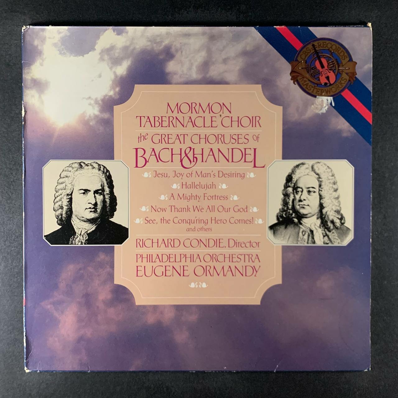 Mormon Tabernacle Choir, Richard P. Condie, The Philadelphia Orchestra, Eugene Ormandy - The Great Choruses Of Bach And Handel (Виниловая пластинка)