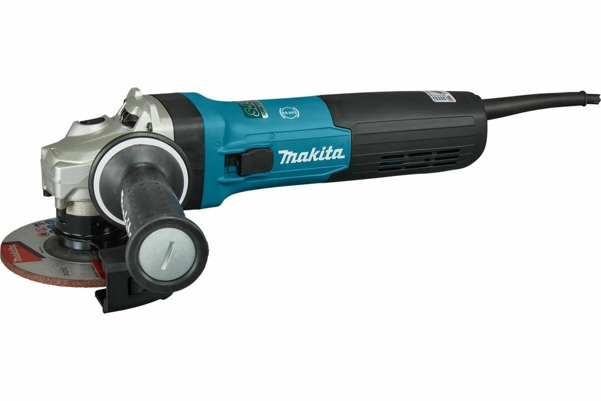 Углошлифовальная машина Makita 125 мм, 1900 Вт, 2800-11500 об, SJSII, AFT GA5091X01
