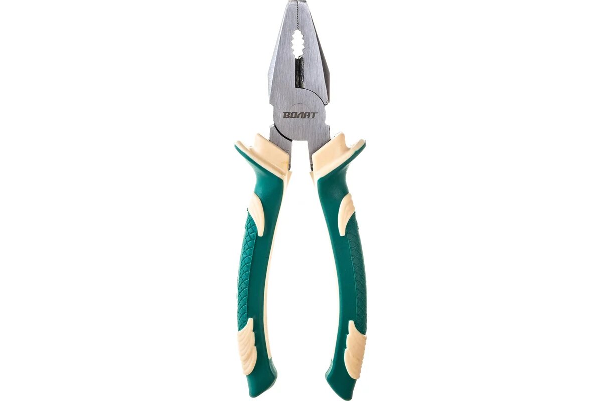 Плоскогубцы 180 мм комбинированные волат (23010-18), двухкомпонентные рукоятки