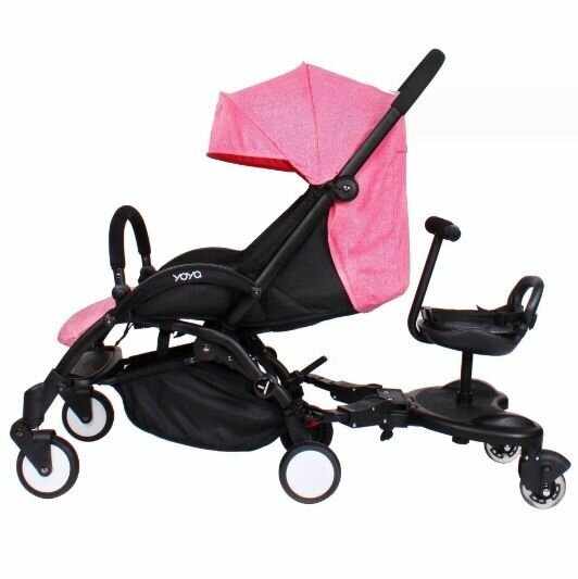 ELEGANT BABY подножка для второго ребенка с сиденьем Black