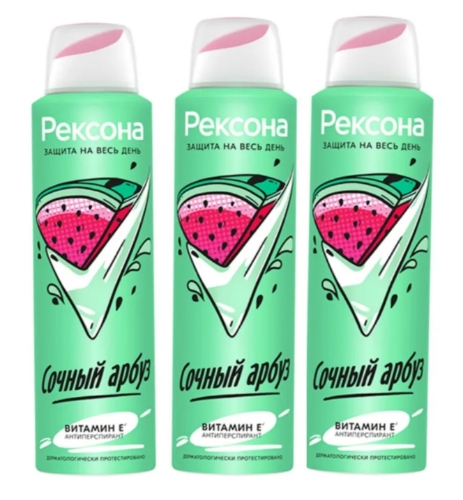 Антиперспирант Rexona Сочный арбуз, 48 часов, 150 мл х 3 шт