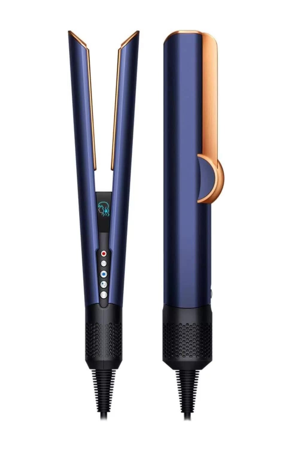 Выпрямитель Dyson HT01 AirStrait Blue/сooper, Синий/Медь , мощность 1600Вт, 3 температурных режима, без кейса,