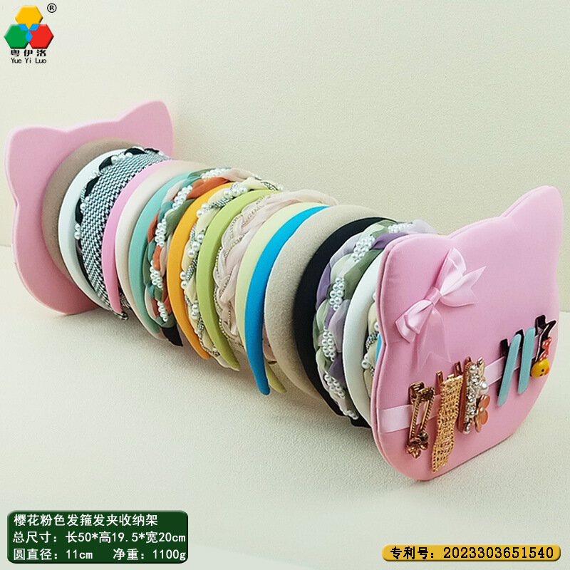 Мультяшный Кот, Галстук-Бабочка, Резинка для Волос, Аксессуары для Волос