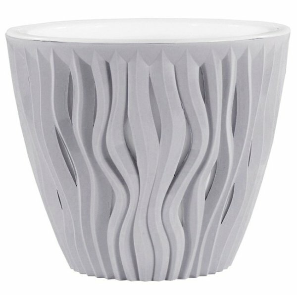 Кашпо "Вдохновение" (7,5л.) Цв. Серый жемчуг