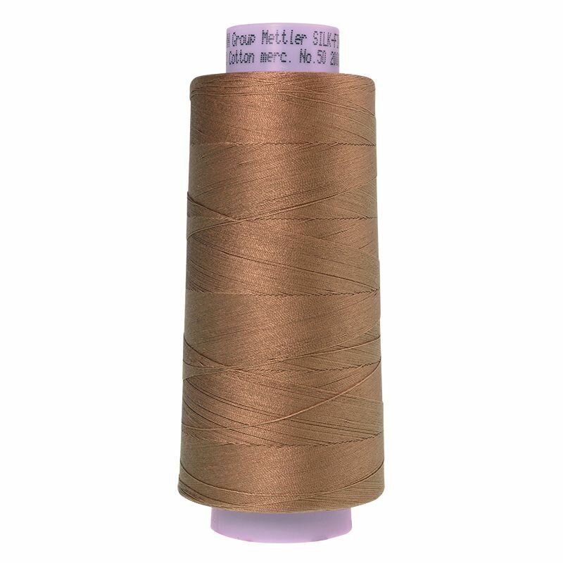 Нить для машинного квилтинга METTLER "Silk Finish", Cotton 50, 1829 м, цвет 3566, Praline