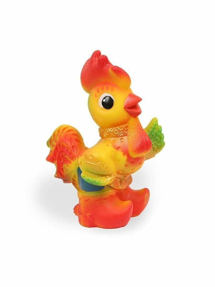 Игрушка для ванны Огонек "Петух", пластизоль, 14 см