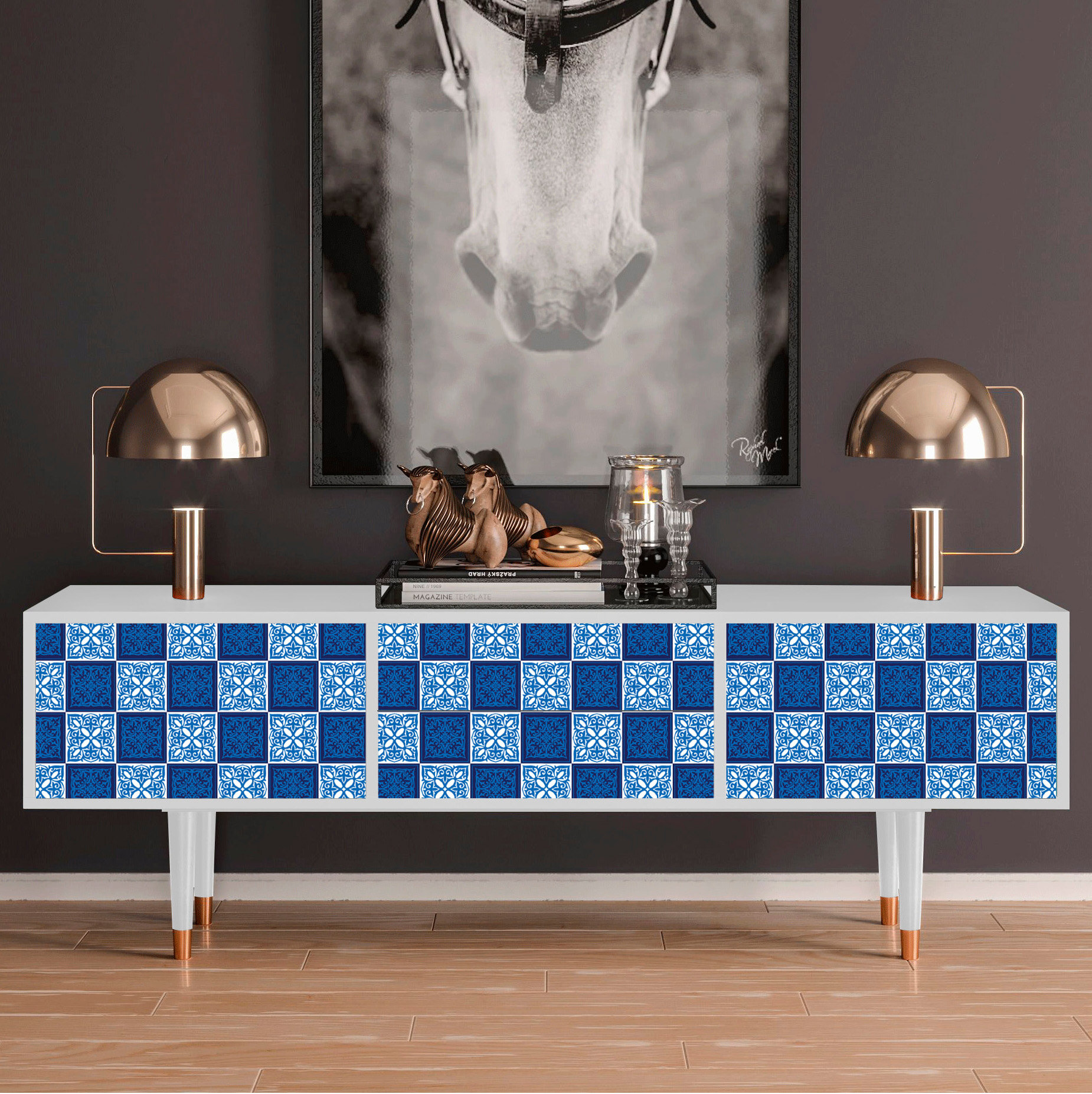 ТВ-Тумба - STORYZ - T4 Light Path, Размер - 170 x 59 x 48 см, Цвет корпуса - , Белый