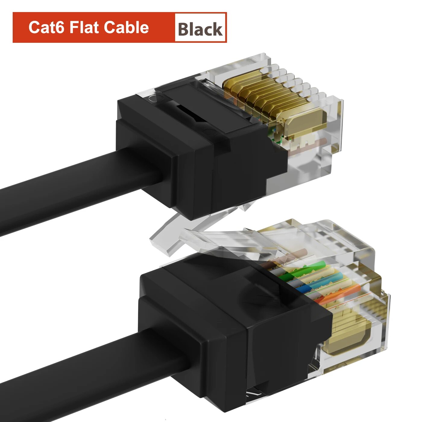 COMNEN Кабель Ethernet CAT6 CAT6 Flat, 0.15m