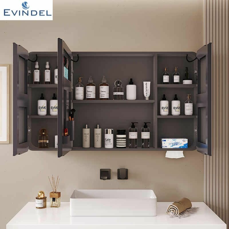 Шкаф-зеркало EVINDEL Space Beauty Arc Smart Mirror, алюминиевый, подвесной, белый — фото 1