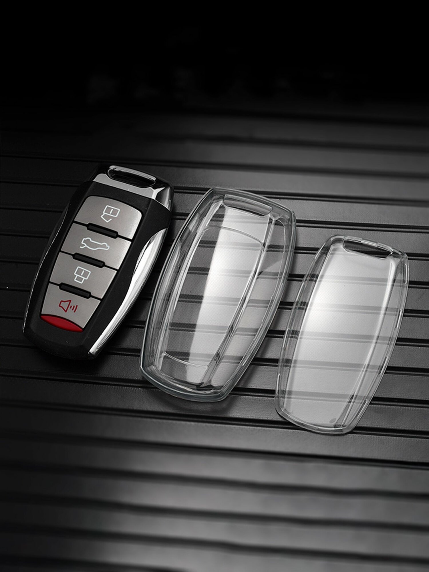 Чехол футляр для ключа Great Wall, Haval, ORA, 01B, TPU, Прозрачный