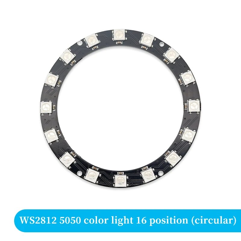 RGB светодиодная кольцевая лампа WS2812 Liludin Diy kit Rotundity 16Bits