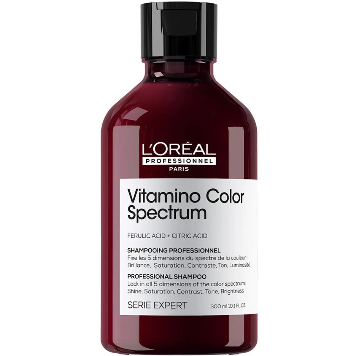 Шампунь L'Oreal Vitamino Color, безсульфатный, защита цвета, блеск, 300 мл