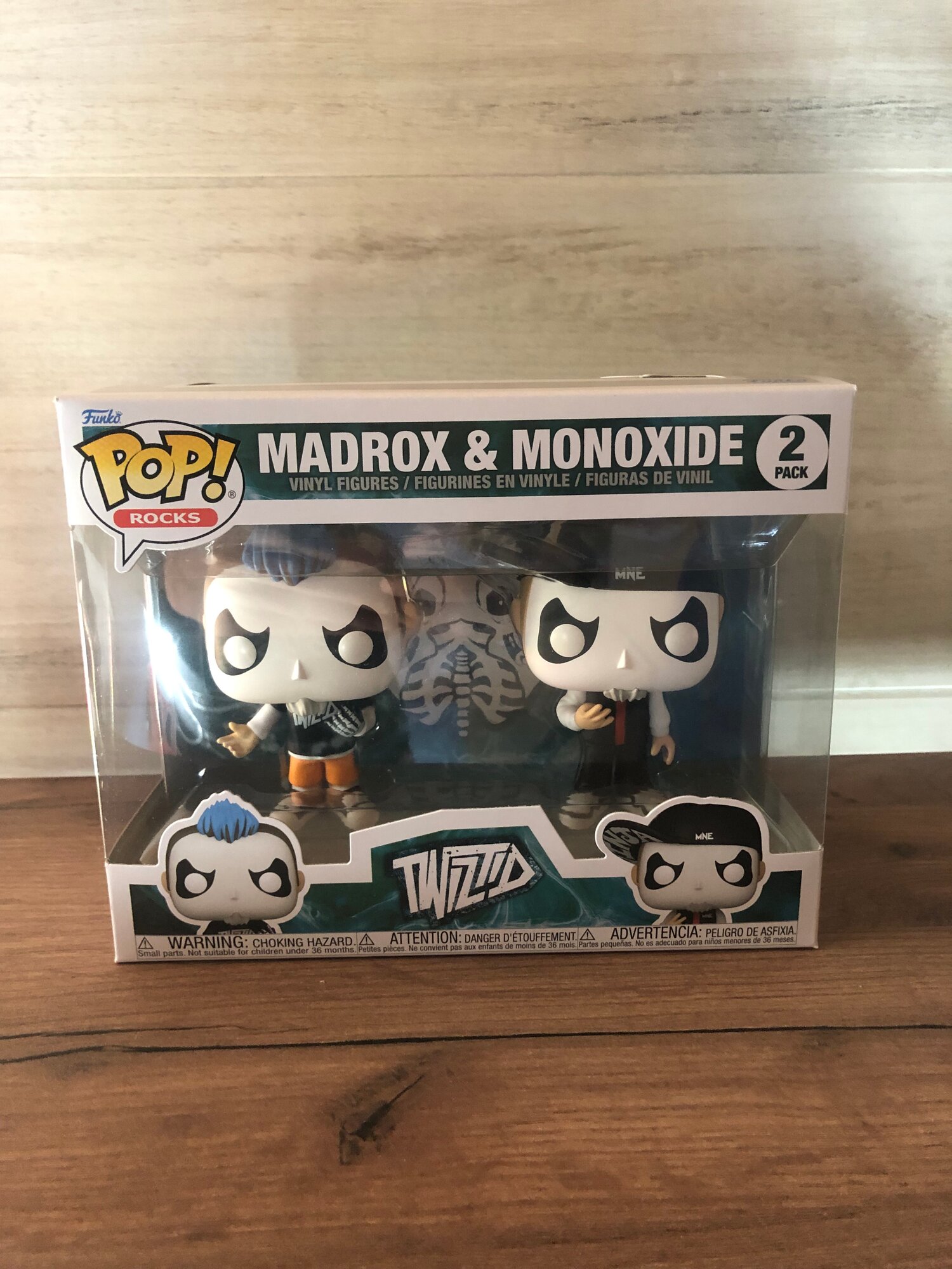 Pop! Фигурки Мэдрокс и Моноксид из дуэта "Twiztid" Pop! Rocks - Twiztid 2-Pack