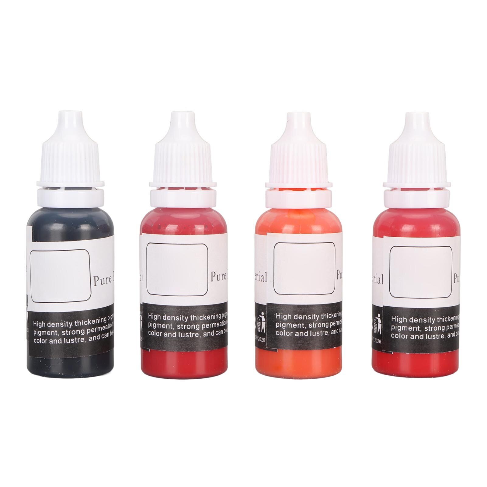 Цвета пигментных чернил для микроблейдинга, высокая насыщенность, легкое окрашивание, пигменты для микроблейдинга бровей, PUM 60 мл