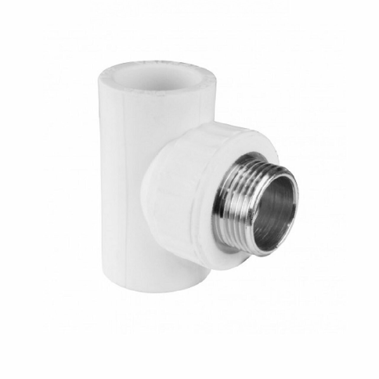 Тройник PPR-C комбинированный с наружной резьбой 20х1/2'х20 мм для водопровода