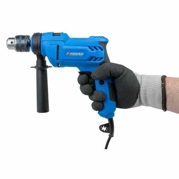 Дрель ударная электрическая (230V, 650W, 0-3000об/мин, патрон 1,5-13мм) FORSAGE