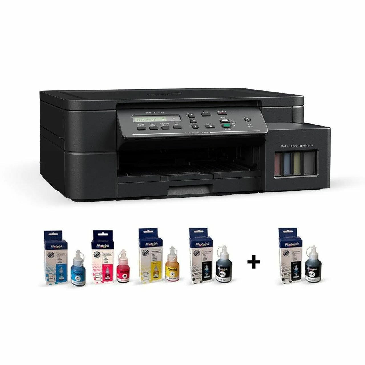 МФУ Струйное InkBenefit Plus DCP-T520W (DCPT520WR1), черный, белый