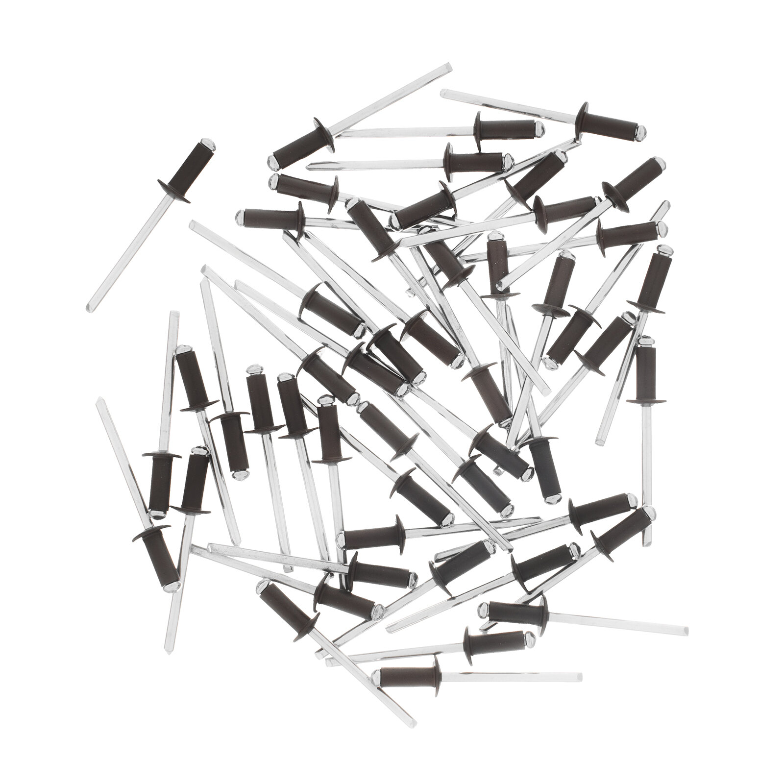 Заклепки Matrix 4,0 х 10 мм RAL 8017 (темно-коричневый), 50 шт 40680