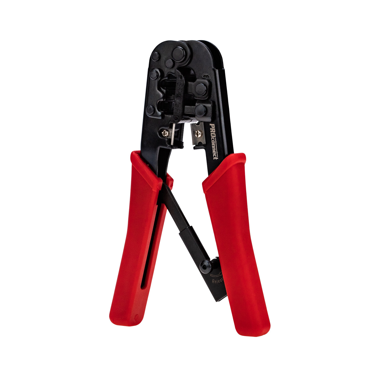 Кримпер PROconnect HT-568R, для RJ-кабелей, рычажный, храповой, обжим, 0,35мм