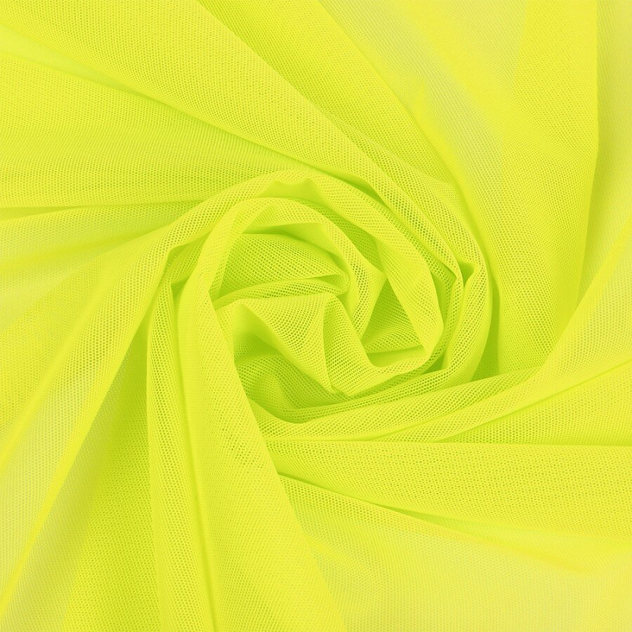 Сетка эластичная KRUZHEVO TBY.068 80г/м² ш.160см цв. зеленый неон уп.3м