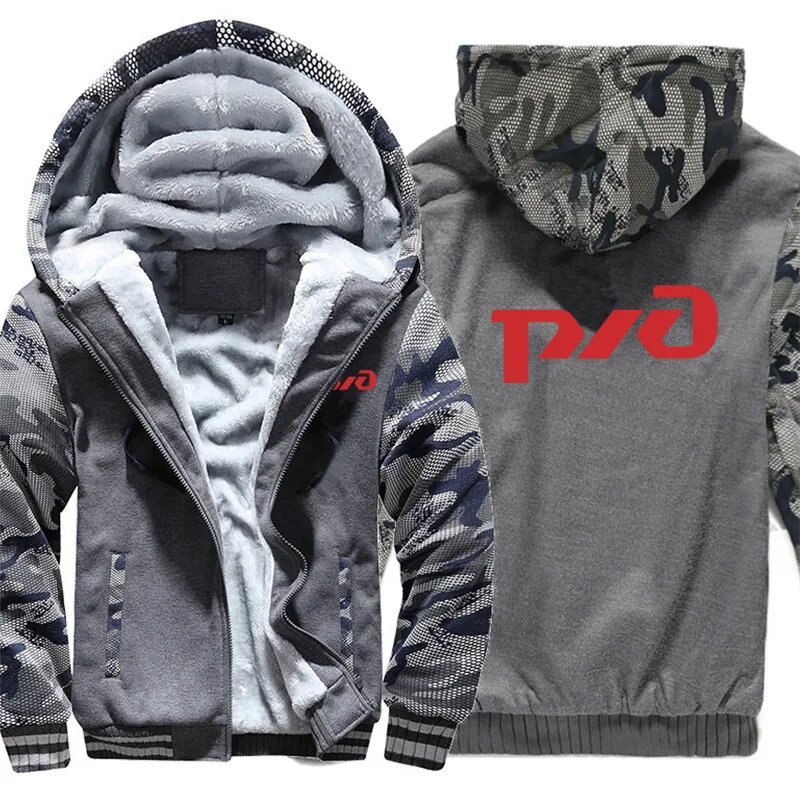 SIEMNINO толстовка камуфляжная Серый, 4XL, as picture