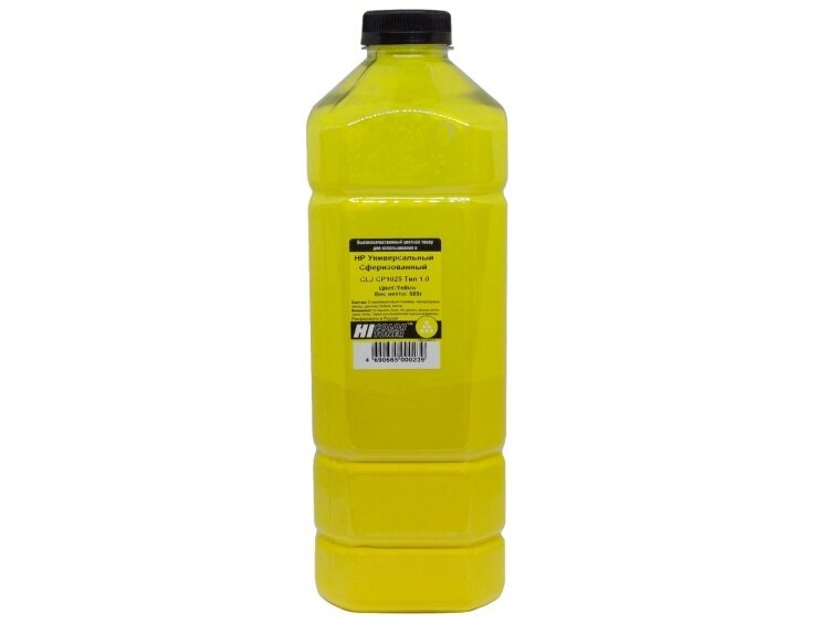 Тонер HP CLJ Универсальный CP1025 (Hi-Color) Тип 1.0 Y Сферизованный 585 г канистра