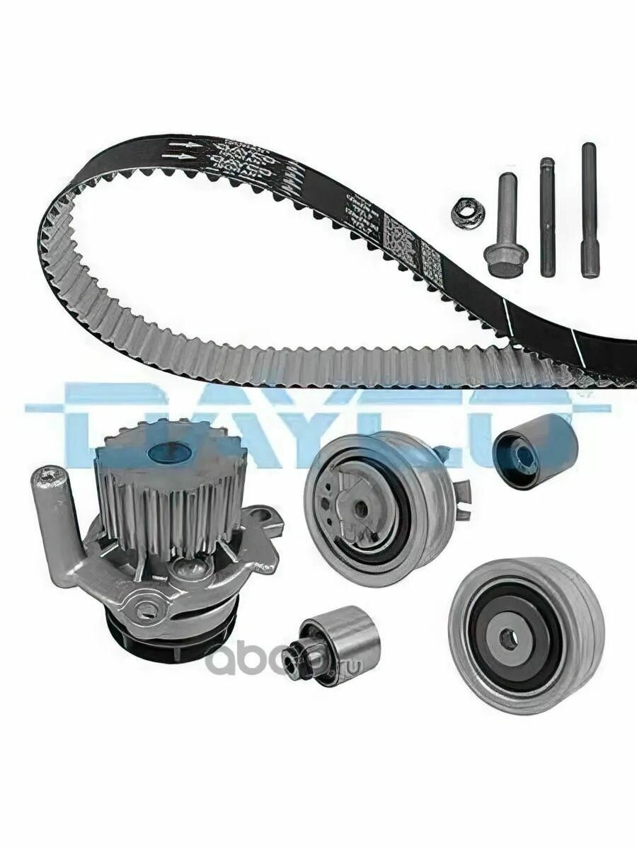 Комплект ремня ГРМ с водяным насосом для Шкода Октавия 2, Фольксваген Поло 5, Тигуан, Пассат B7, B6, артикул KTBWP7880
