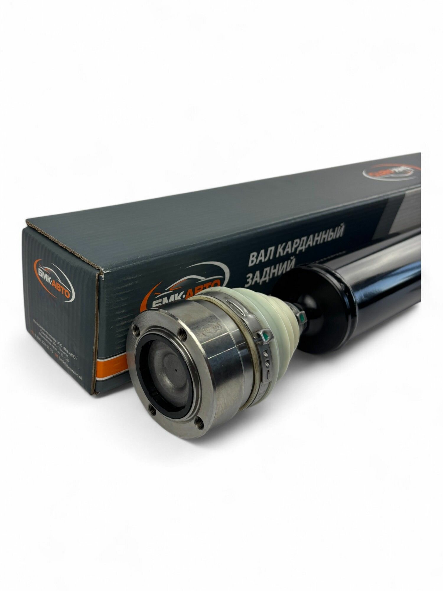 Вал карданный задний длинный на Шрусах (белый пыльник) для ВАЗ Нива 2121, 2131, 2123 Chevrolet Niva (Шевроле Нива) бмк-авто