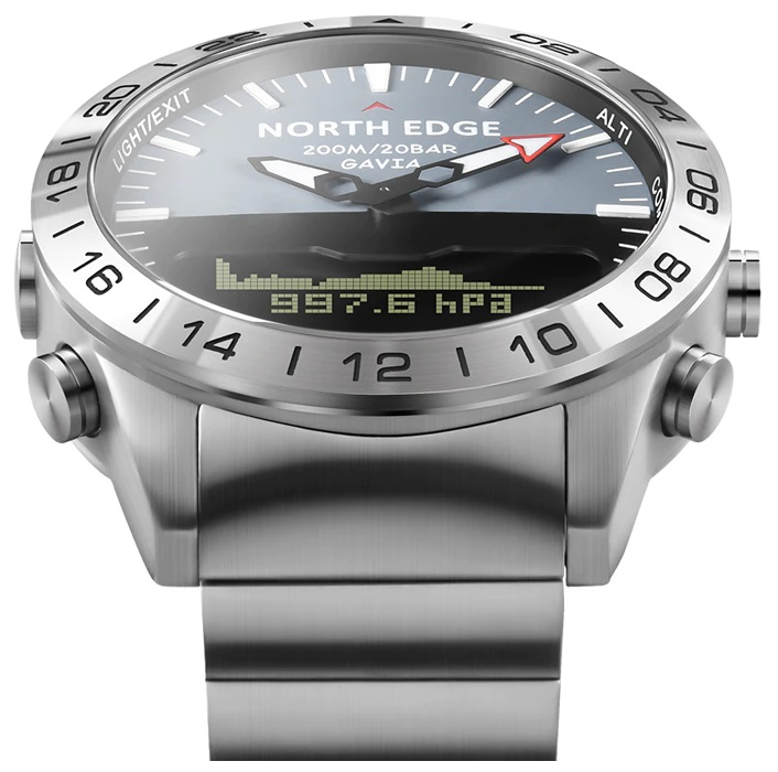 Часы North Edge Gavia 2 Silver — фото 1