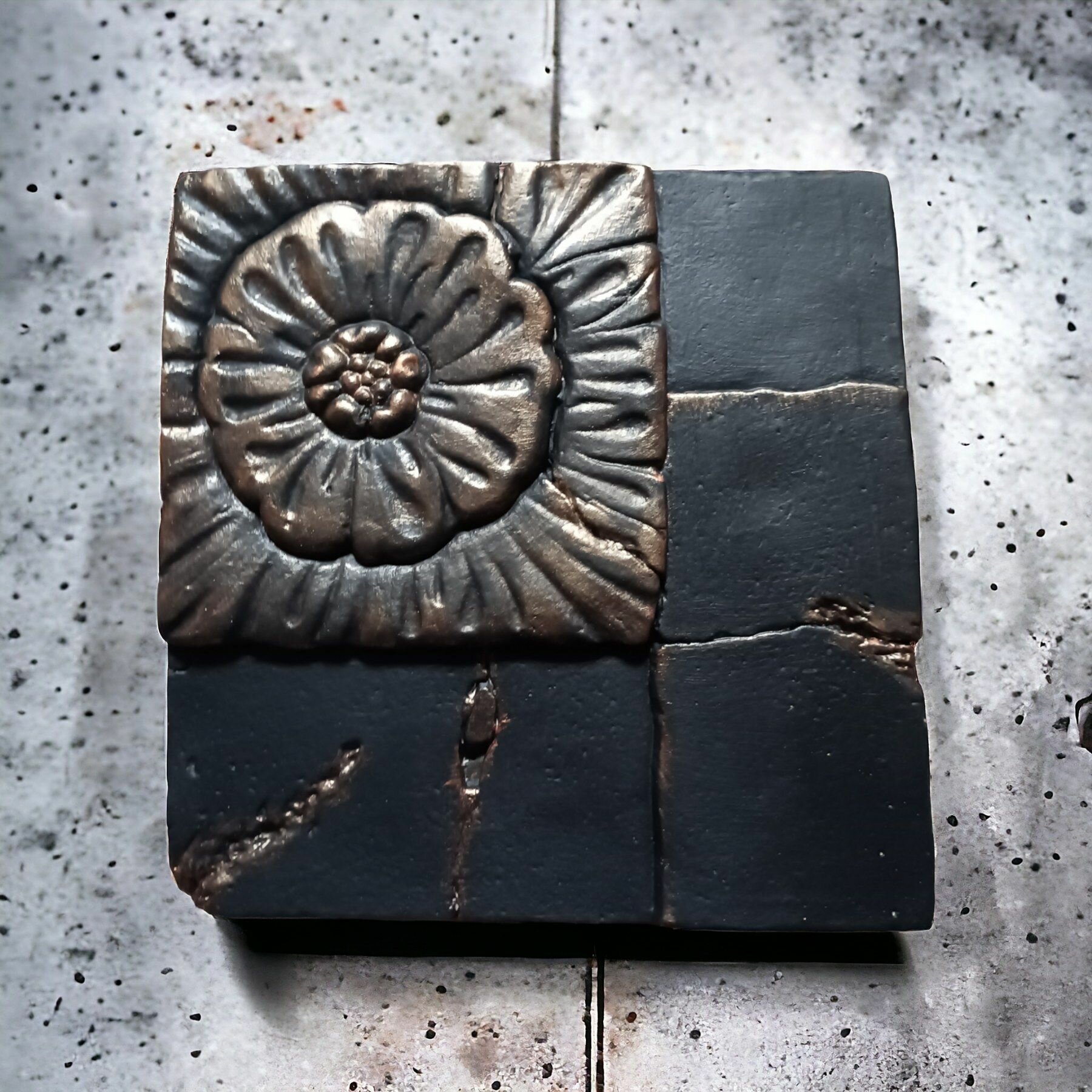 Комплект 2шт. панно, Античный цветок, лепнина. Декор, картина для дома, офиса, кафе.