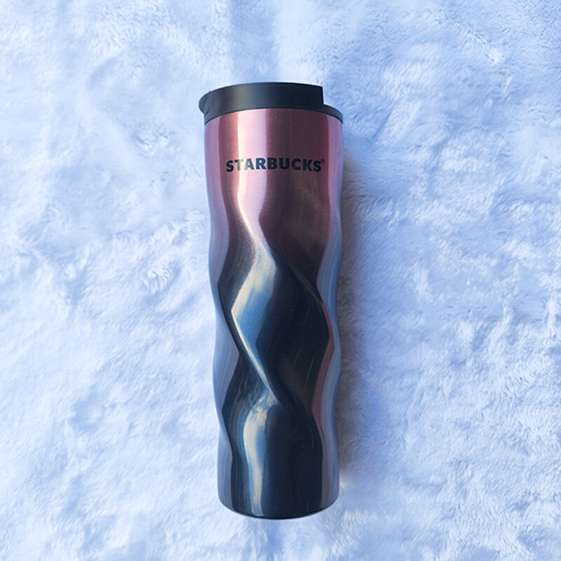 Кружка Starbucks Twist-Up, металлическая, с нескользящим дном, отверстием для питья, 473 мл